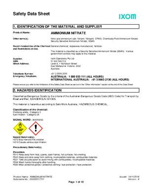 MSDS Xylene - None - according to Regulation (EC) No. 1907/ Revision Date 19.11 Version 1. The ...