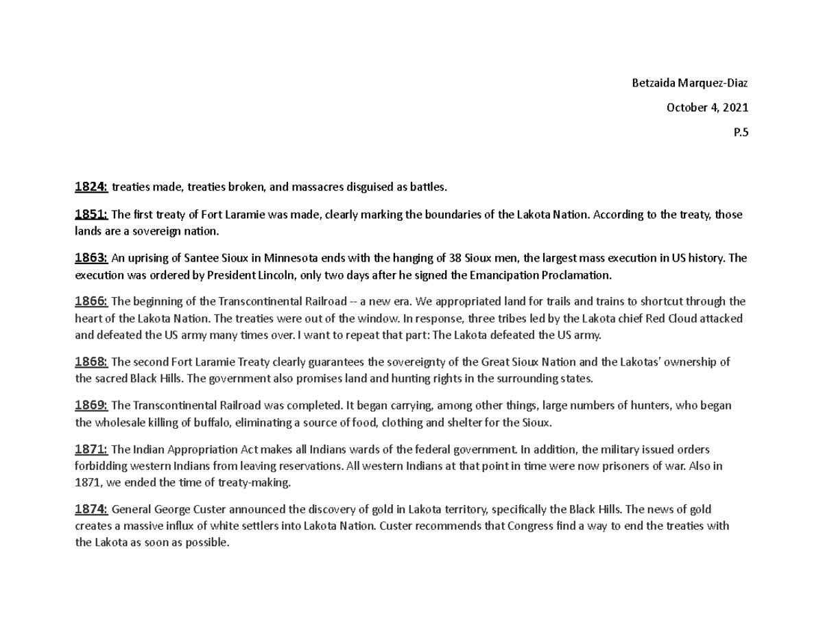 Chapter 3- America's native prisoners of war - Studocu