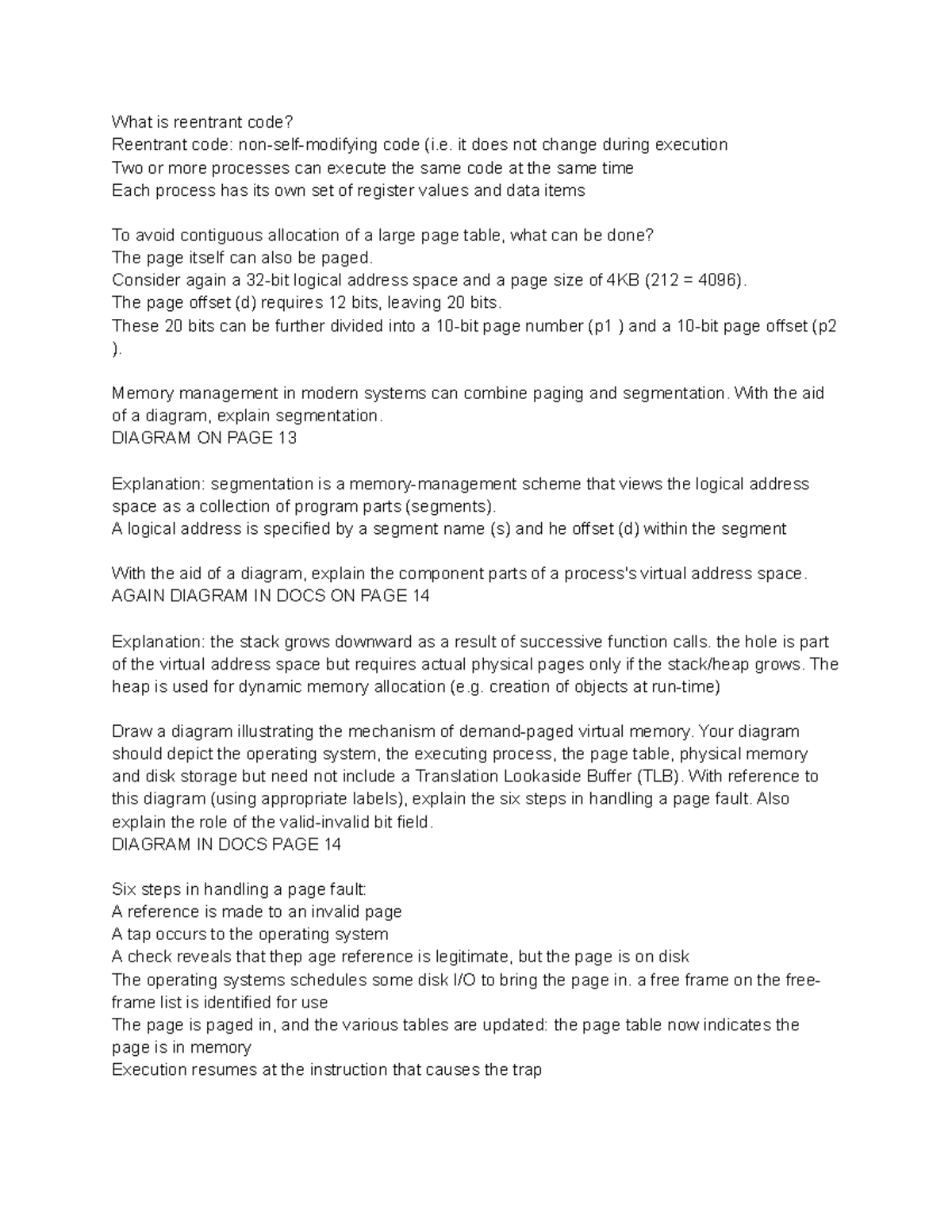 C12 - financial statistics study guide - What is reentrant code ...