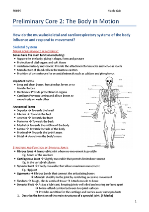 Pdhpe Year 11 Notes - Better Healt for Individual Meanings of Health ...