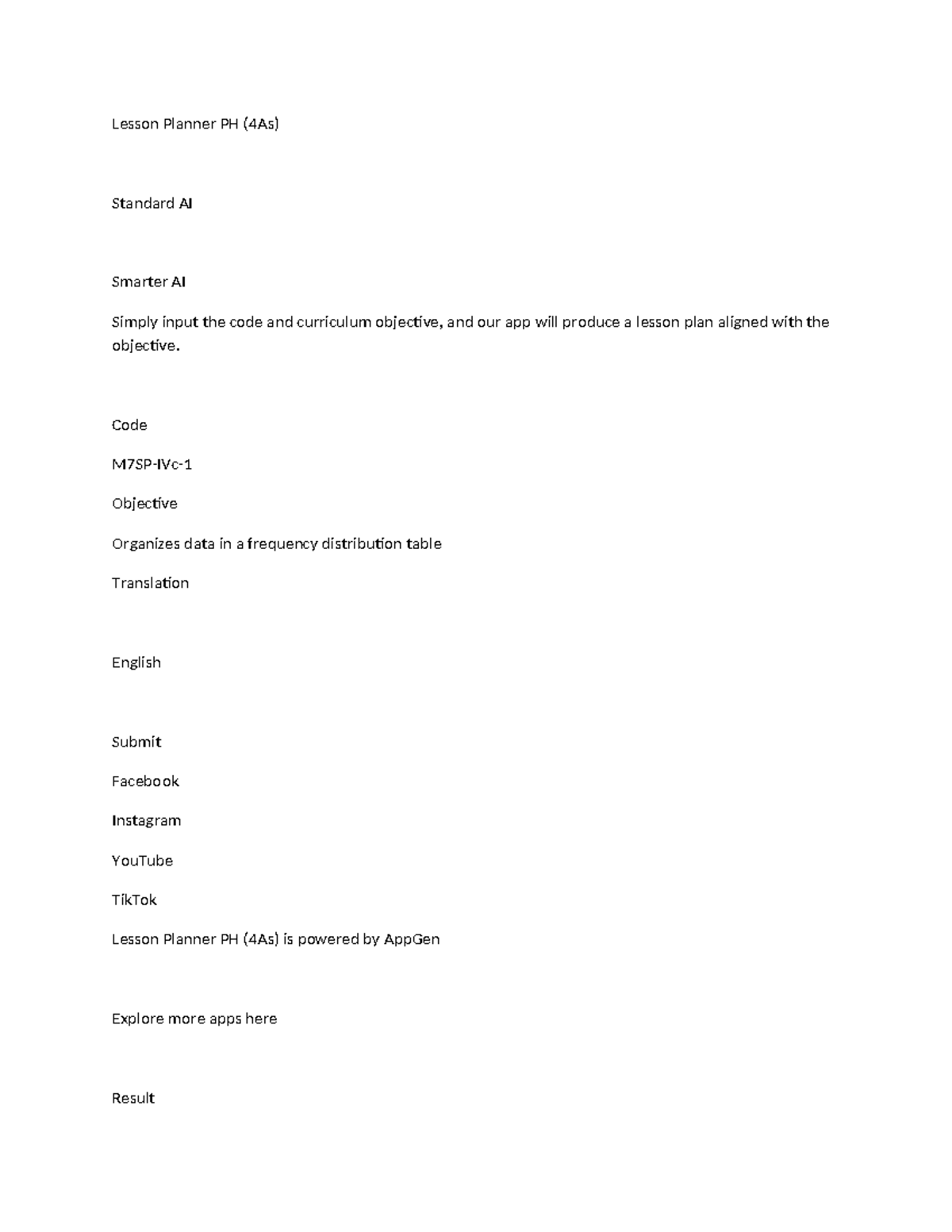 Lesson Planner-WPS Office - Lesson Planner PH (4As) Standard AI Smarter ...