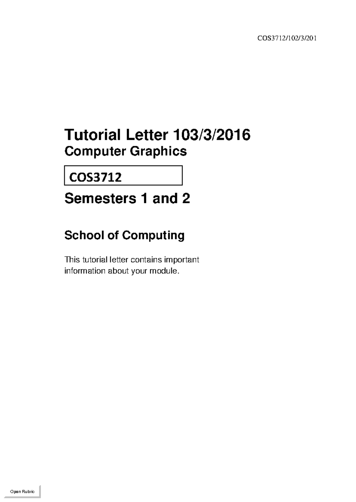 Linear Algebra notes - COS3712/102/3/ Tutorial Letter 103/3/ Computer ...