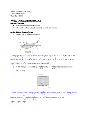 18su 1910 handout 27 solutions - REVIEW NAME: SOLUTIONS 1 August 2018 ...