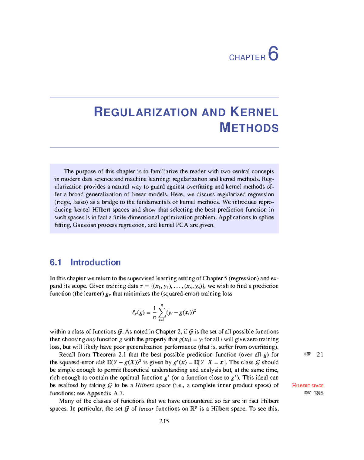 DSML-233-242 - This pdf includes basics of Data Science - CHAPTER 6 REGULARIZATION AND KERNEL ...