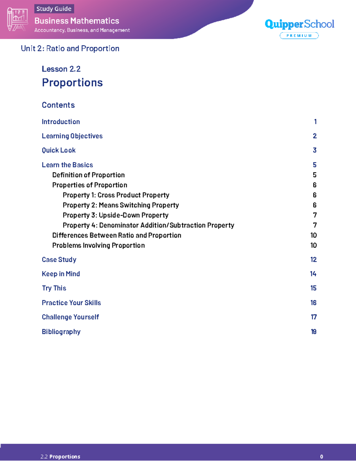 BM SG 11 Q1 0202 - Business math - Proportions Lesson 2. Introduction ...