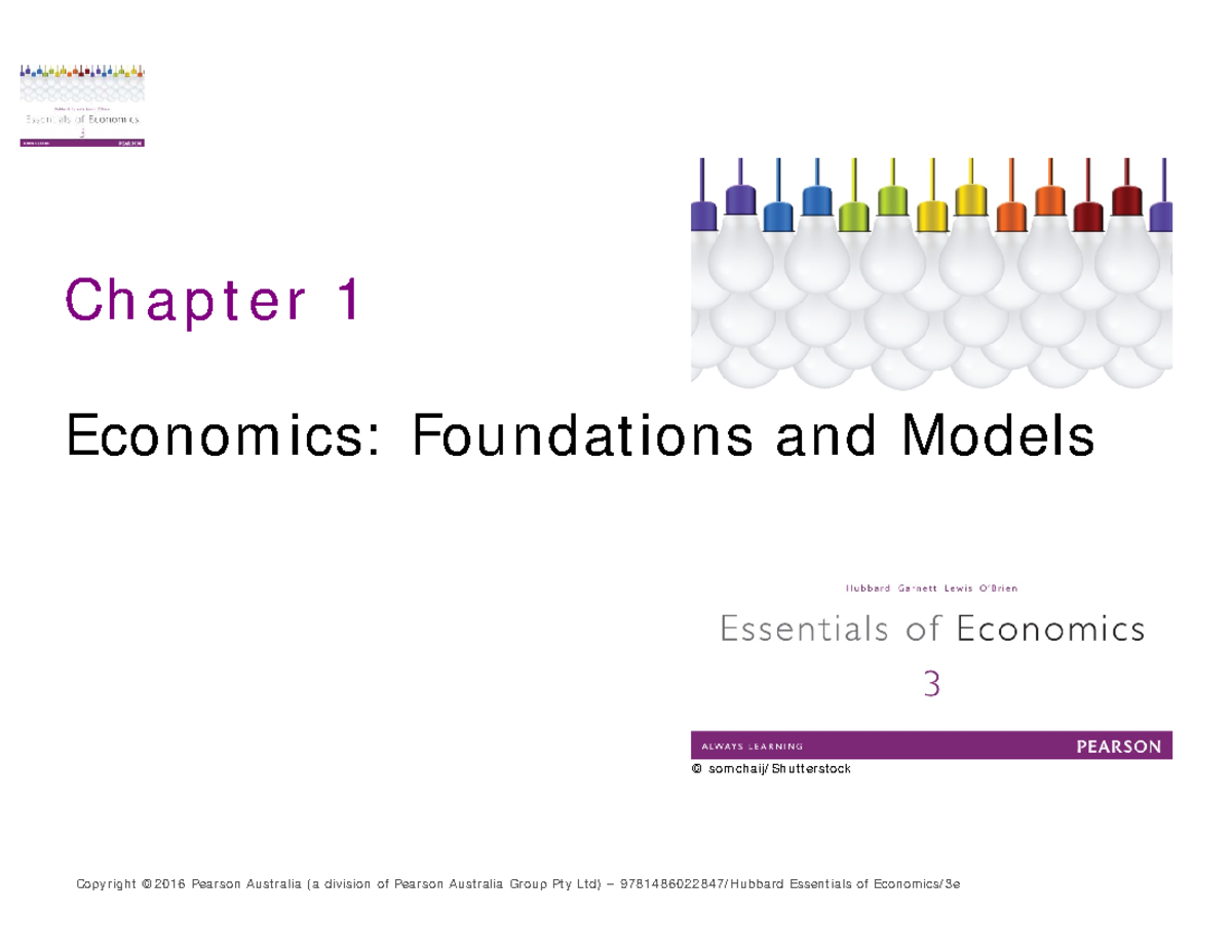LECTURE - CH 1 - Copyright ©2016 Pearson Australia (a division of ...