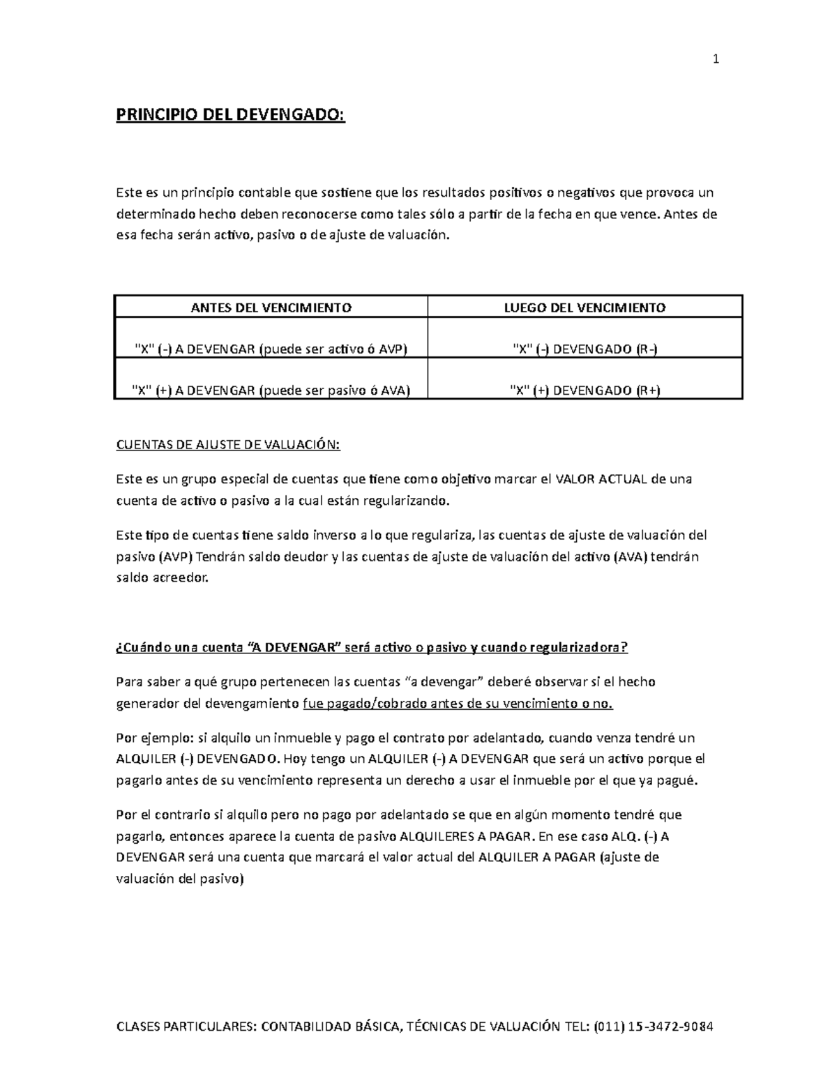 Principio DEL Devengado - 1 PRINCIPIO DEL DEVENGADO: Este es un ...