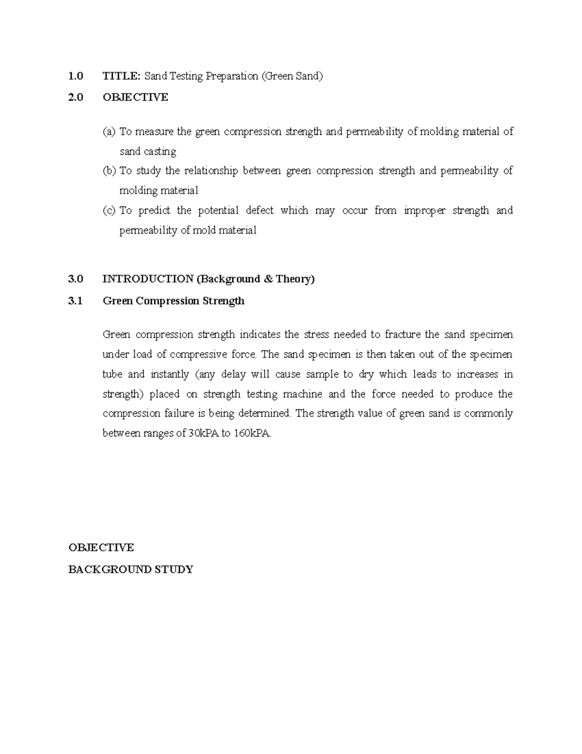 2.2 Sand Testing Preparation - The sand specimen is then taken out of ...