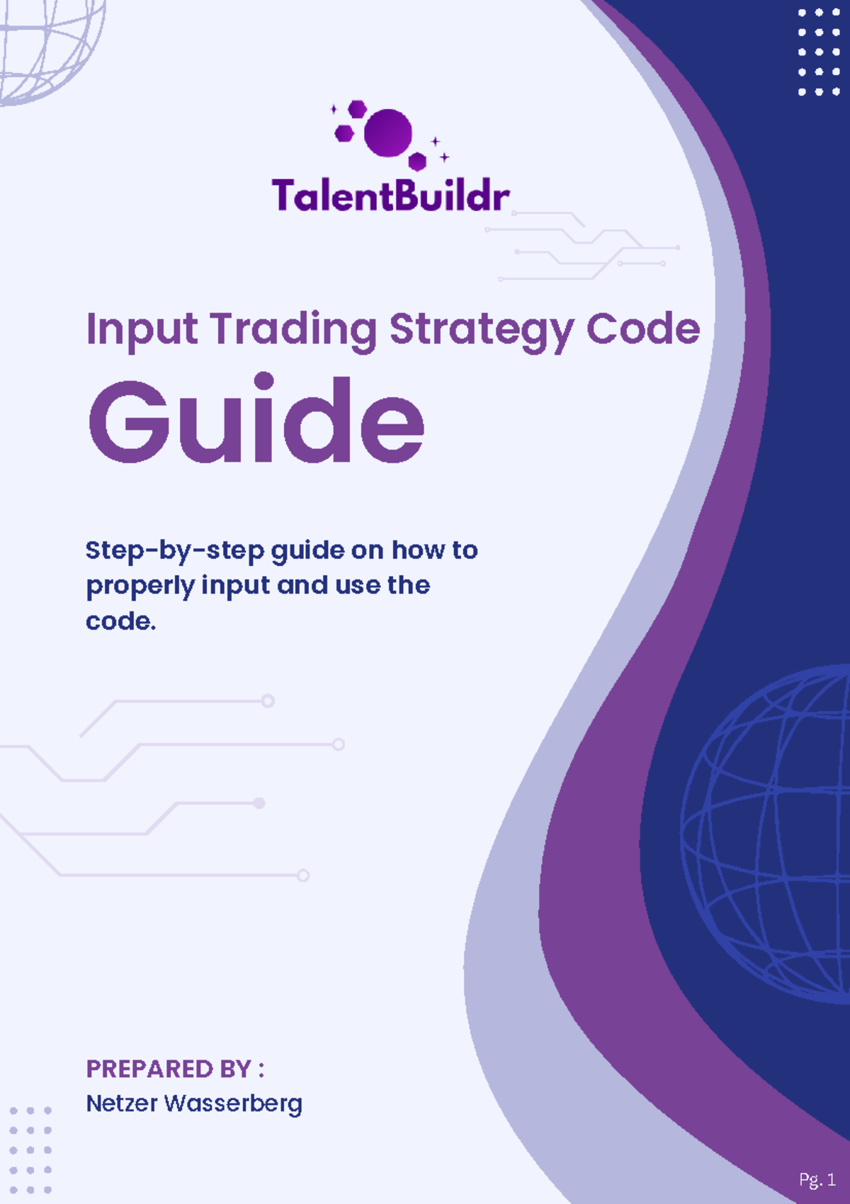 How To Guide - Guide Input Trading Strategy Code PREPARED BY : Netzer ...