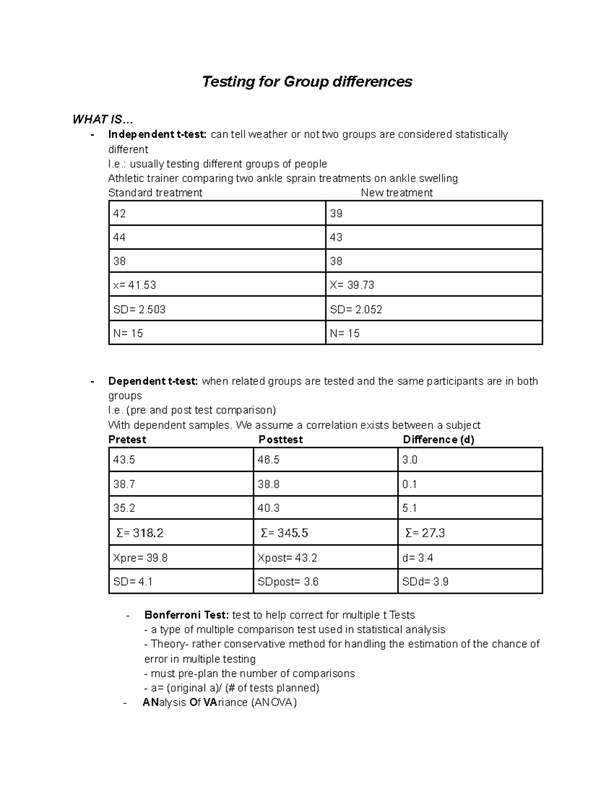 T-Test - How t test works in research - Testing for Group differences ...