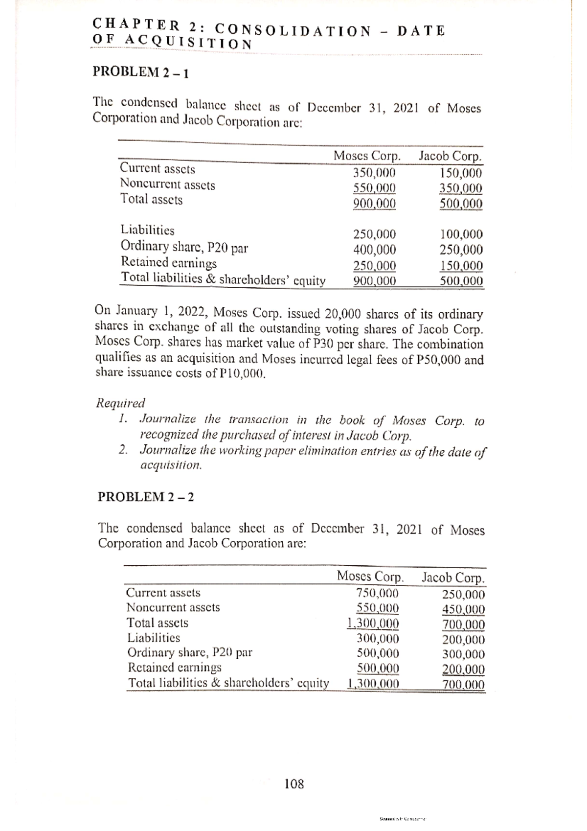 Chapter-2-Problems - ggh - ACCOUNTANCY - Studocu