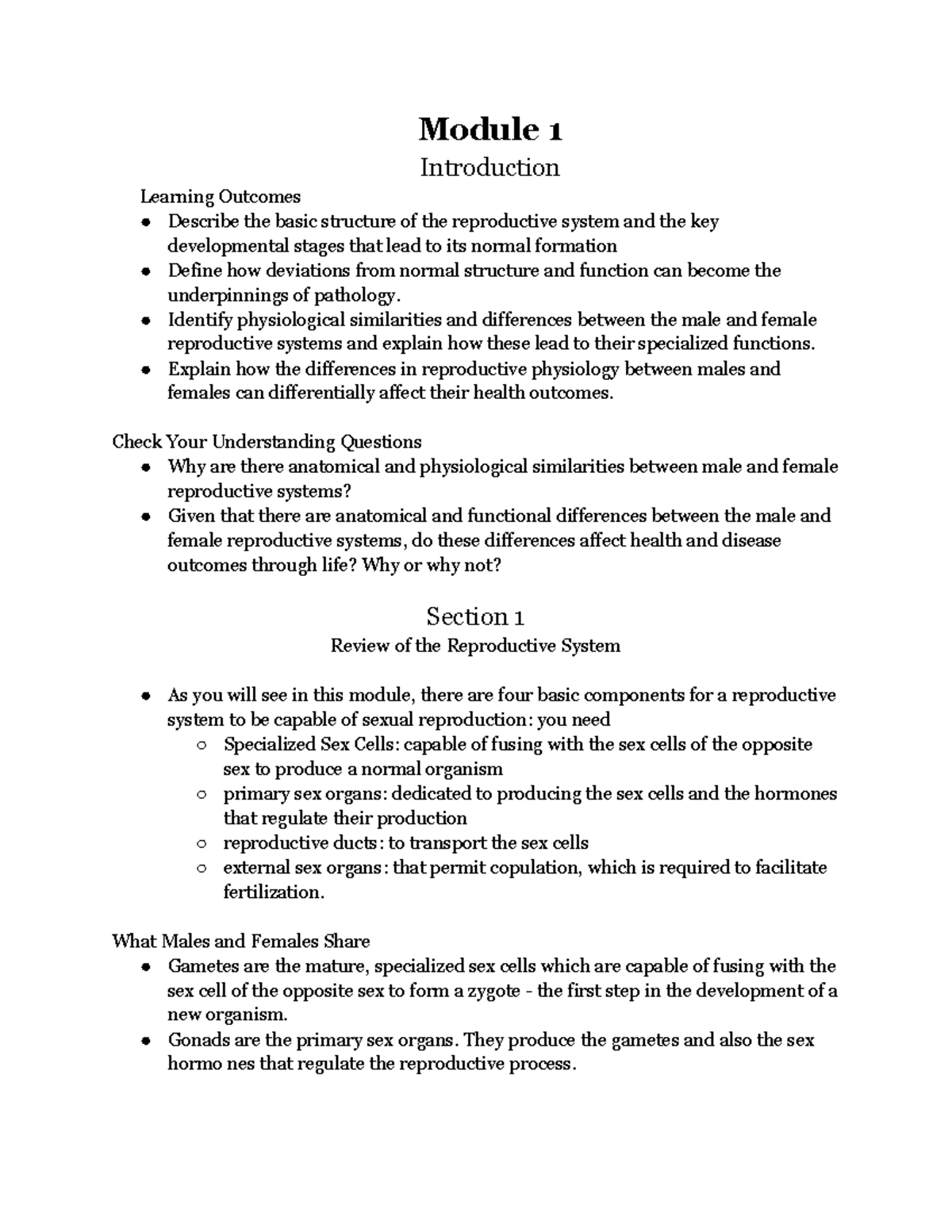 REPD 372 - Module 1 - Module 1 Introduction Learning Outcomes Describe ...