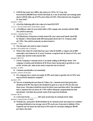 FIN 330 Milestone One - 2-2 Milestone One: Company Overview and ...