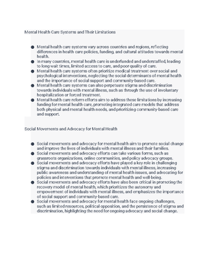 Sociology of Mental Health and Illness 1-2 - The Social Construction of ...