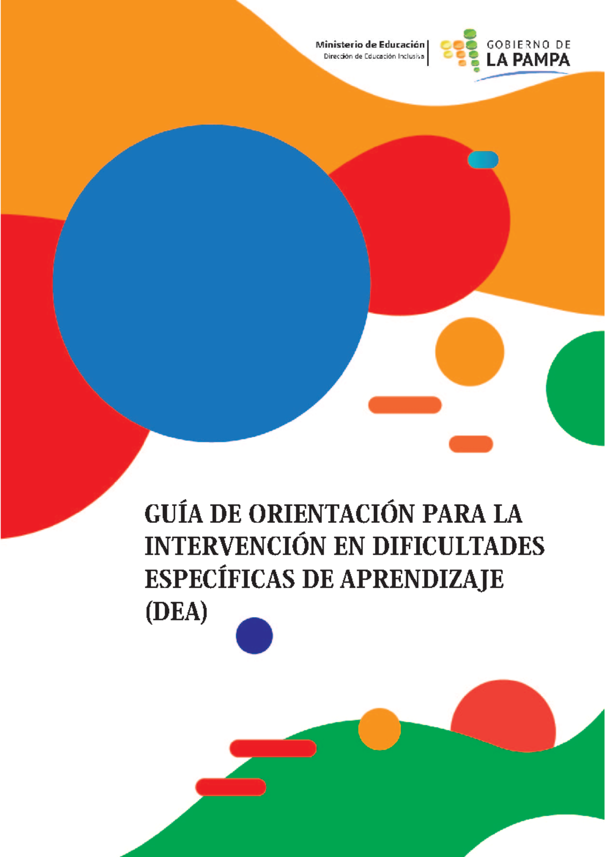 DEA Guia orientadora - GUÍA DE ORIENTACIÓN PARA LA INTERVENCIÓN EN ...