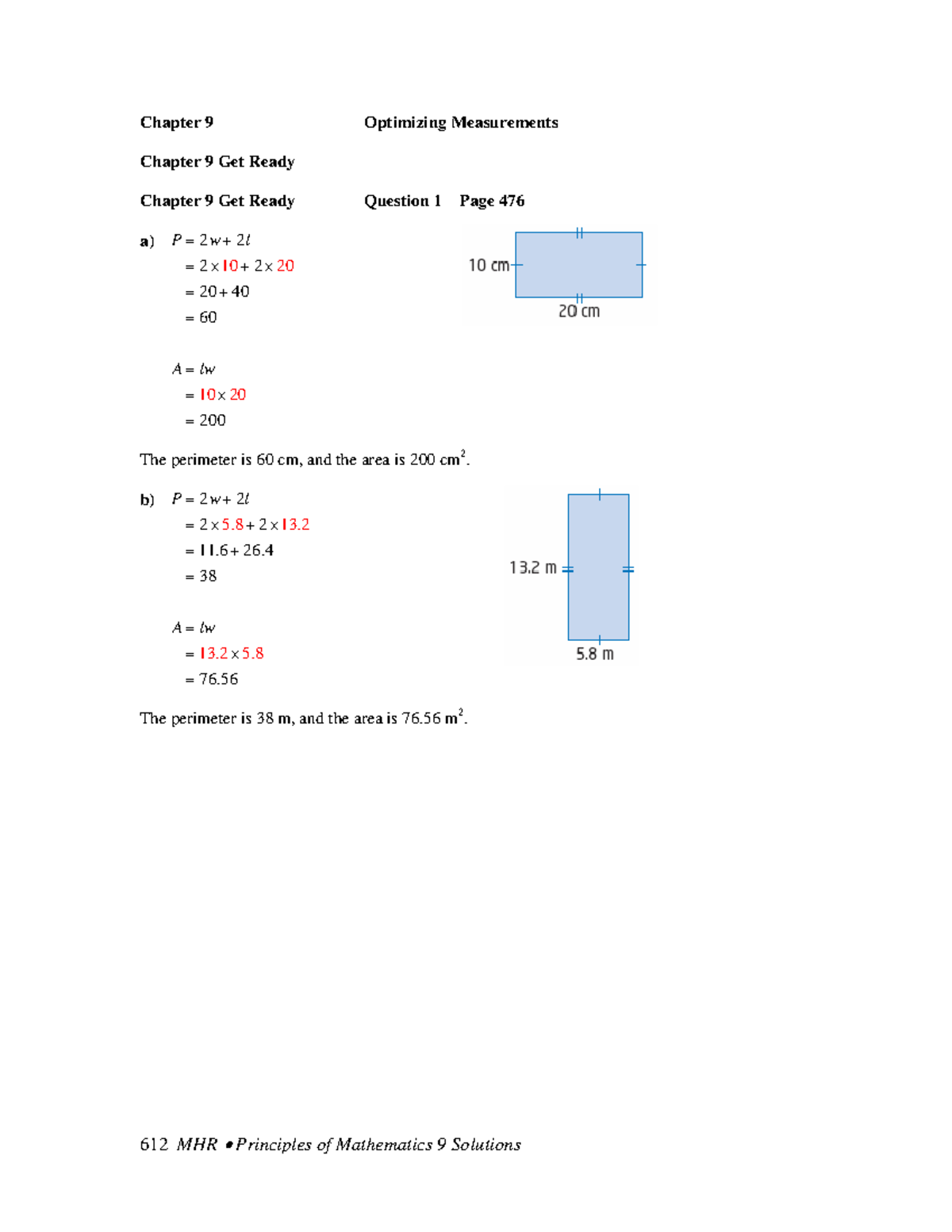 Pom9 solutions chapter 9 - Chapter 9 Optimizing Measurements Chapter 9 ...