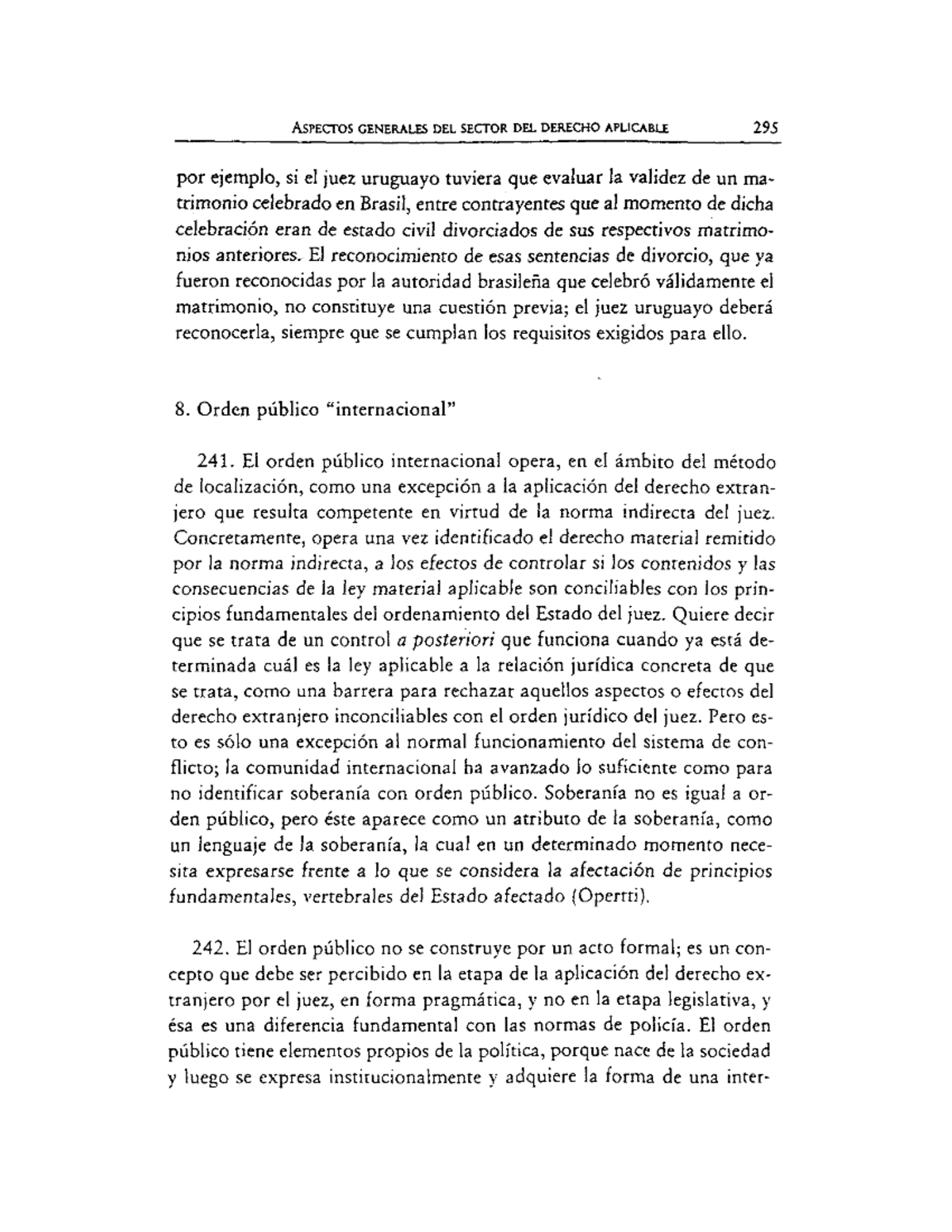 Orden p blico Derecho Internacional Privado DE LOS Estados DEL Mercosur.pdblico Derecho - Studocu