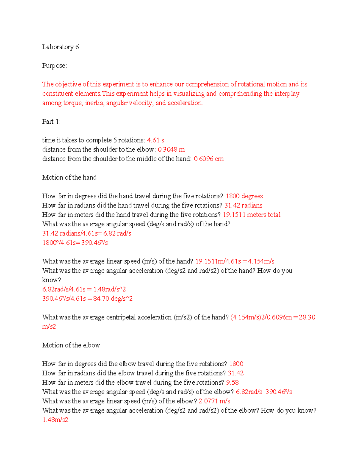 Laboratory 6 phys 221 - Laboratory 6 Purpose: The objective of this experiment is to enhance our ...