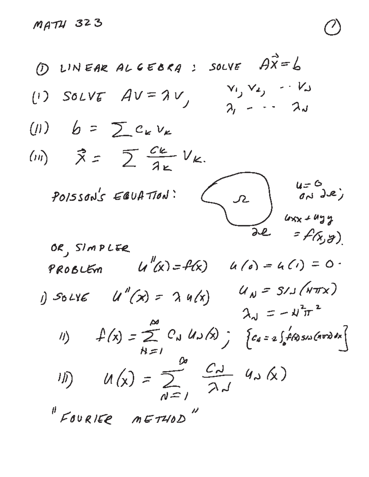 Math 323 ln10smallb - Lecture Notes 10b - MATH 323 - Studocu