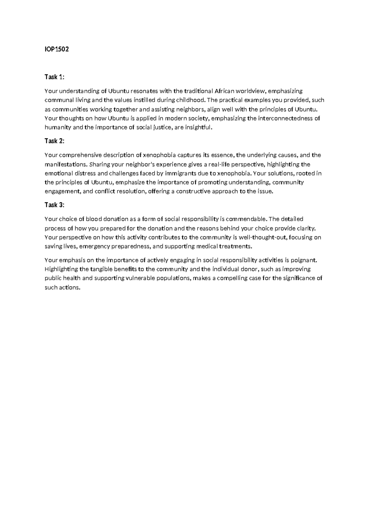 IOP1502 - a very brief discussion and compilation of my lecture notes ...