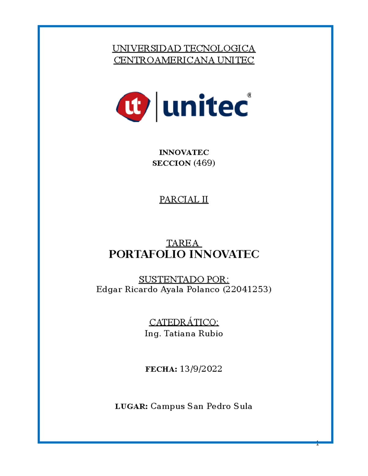 Portada DE ECO 2020 - añooña - UNIVERSIDAD TECNOLOGICA CENTROAMERICANA ...