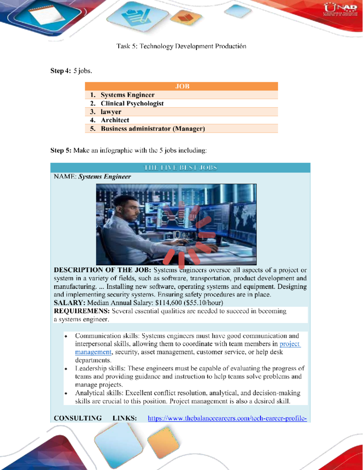 Task 5 Technology Development Production - Fundamentos de Administración - 0 % - Studocu