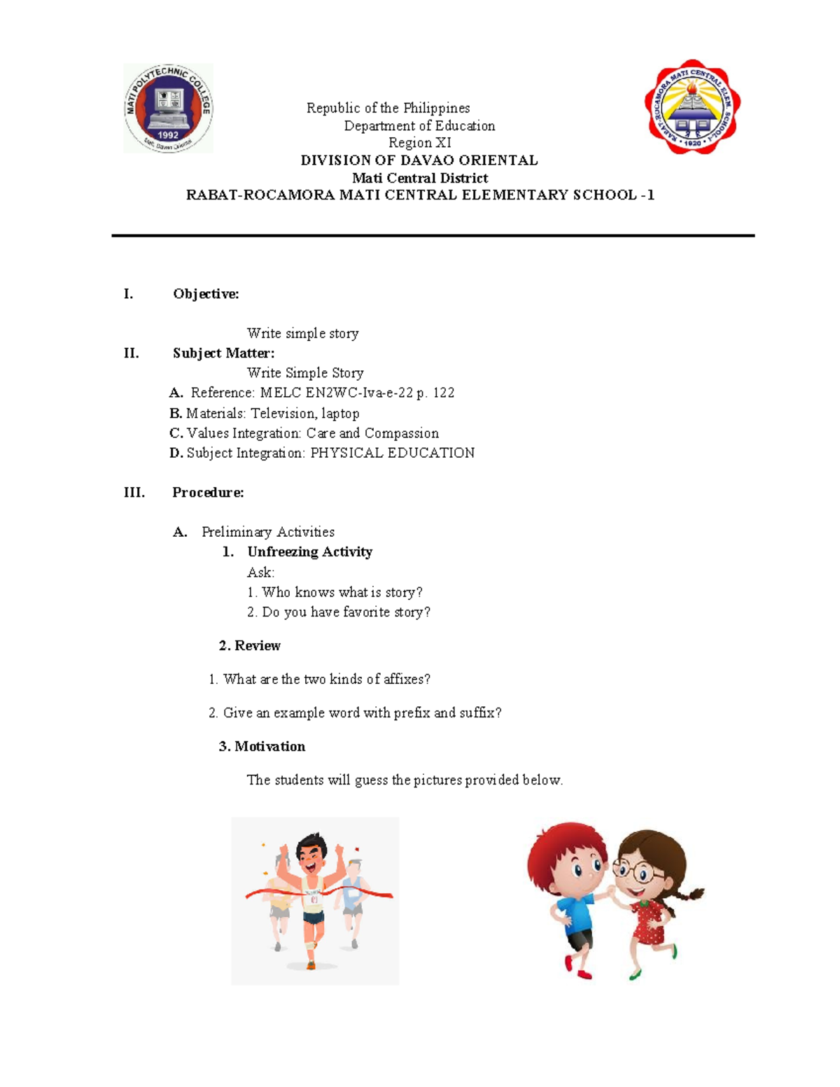 Ilide - N/A - Republic of the Philippines Department of Education ...