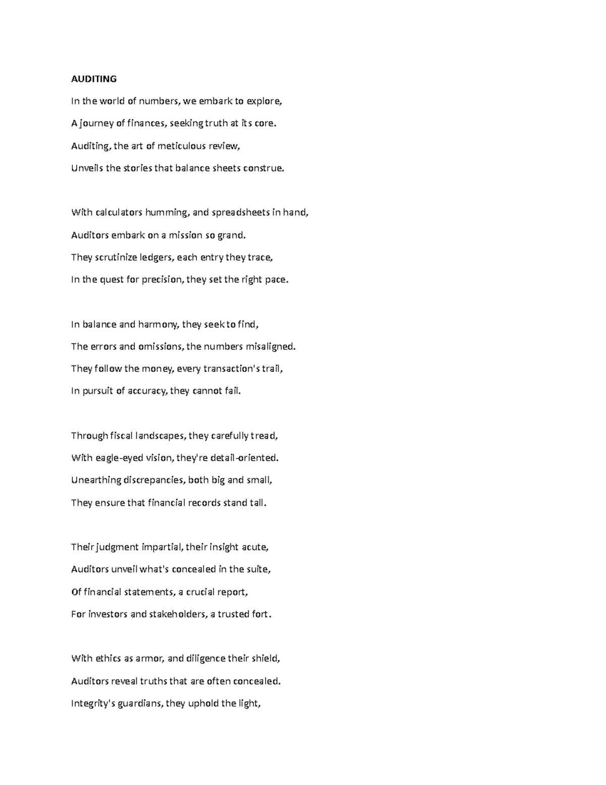 Auditing POEM This Work Is A Poem About Auditing AUDITING In The auditing-poem-this-work-is-a-poem-about-auditing-auditing-in-the