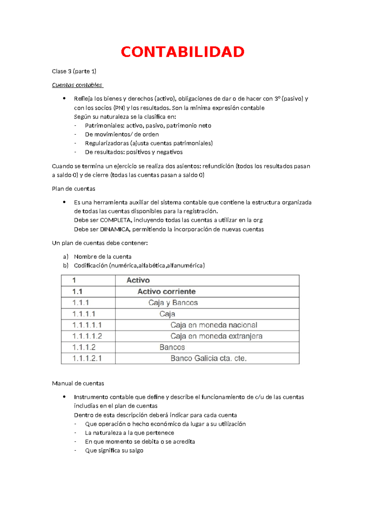 Contabilidad - dsadasdada - CONTABILIDAD Clase 3 (parte 1) Cuentas ...