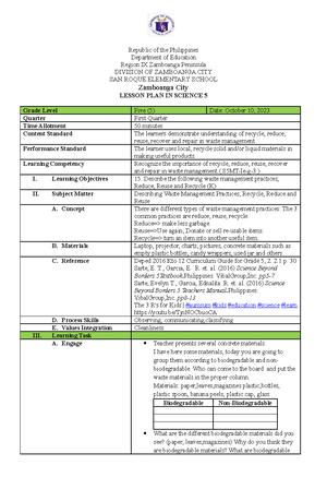 Thesis MAED - Dr. Gloria D. Lacson Foundation Colleges, Inc. Castellano ...