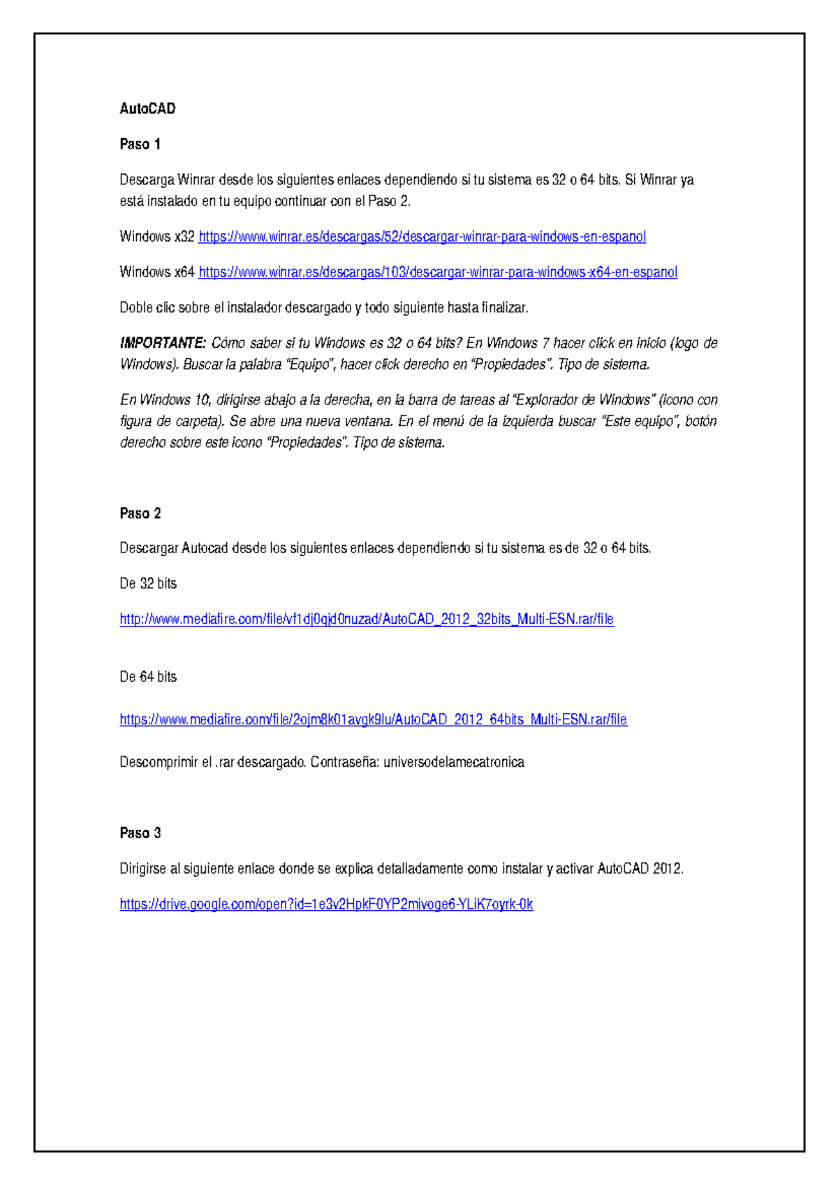Activar autocad 2012 64 bits - lasopamine