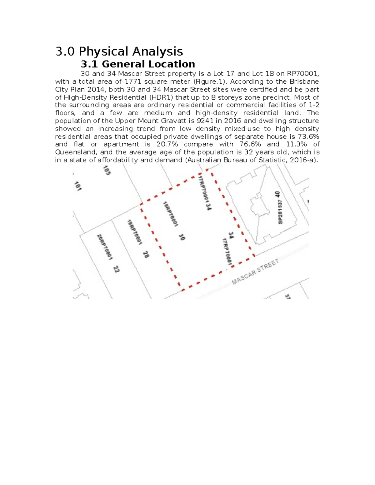 UXB300 Physical Analysis - 3 Physical Analysis 3 General Location 30 ...