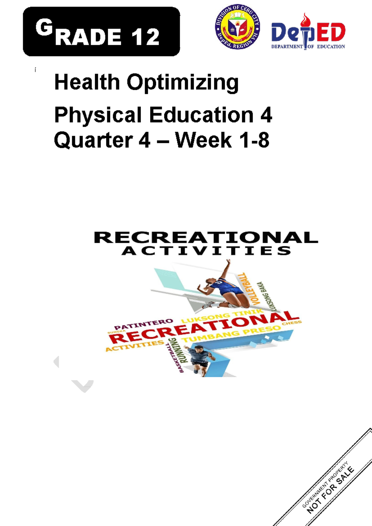 HOPE 4 Quarter 4 Module - research for hsjsjdjd - G i RADE 12 Health ...