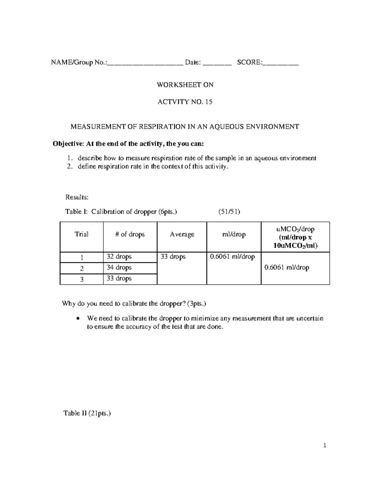 Worksheet-on-Act15-Measurment-of-Respiration-in-an-Aqueous-Environment - NAME/Group - Studocu