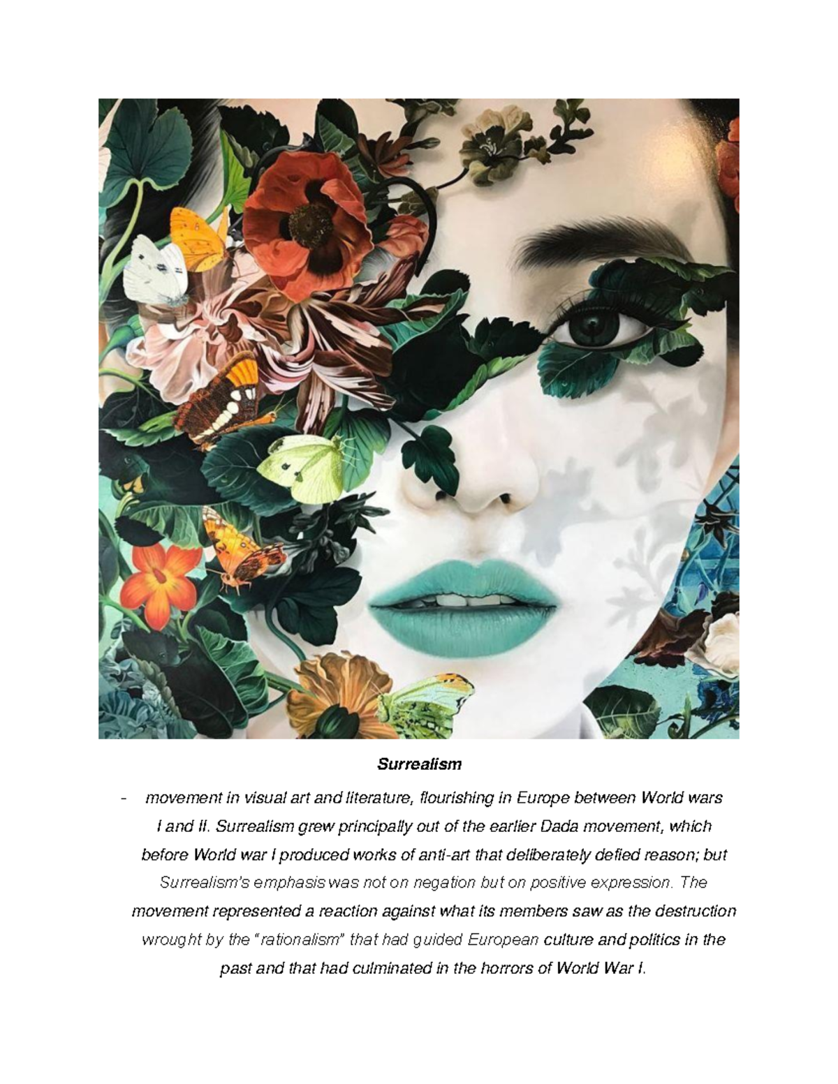 Timeline of Surrealism Art - Surrealism movement in visual art and ...