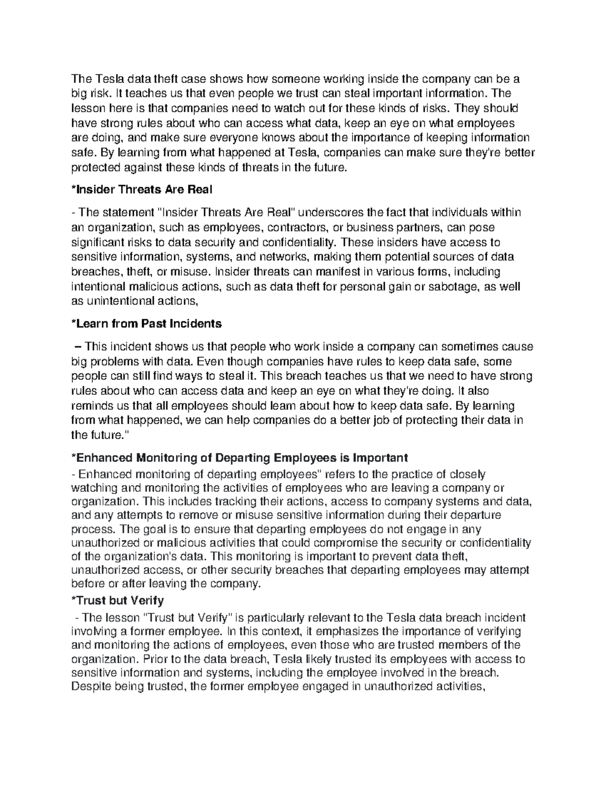 The Tesla data theft case shows how someone working inside the company ...