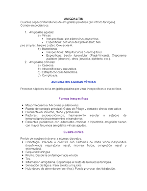 Adenoiditis Aguda Apuntes - ADENOIDITIS AGUDA Adenoiditis aguda ...