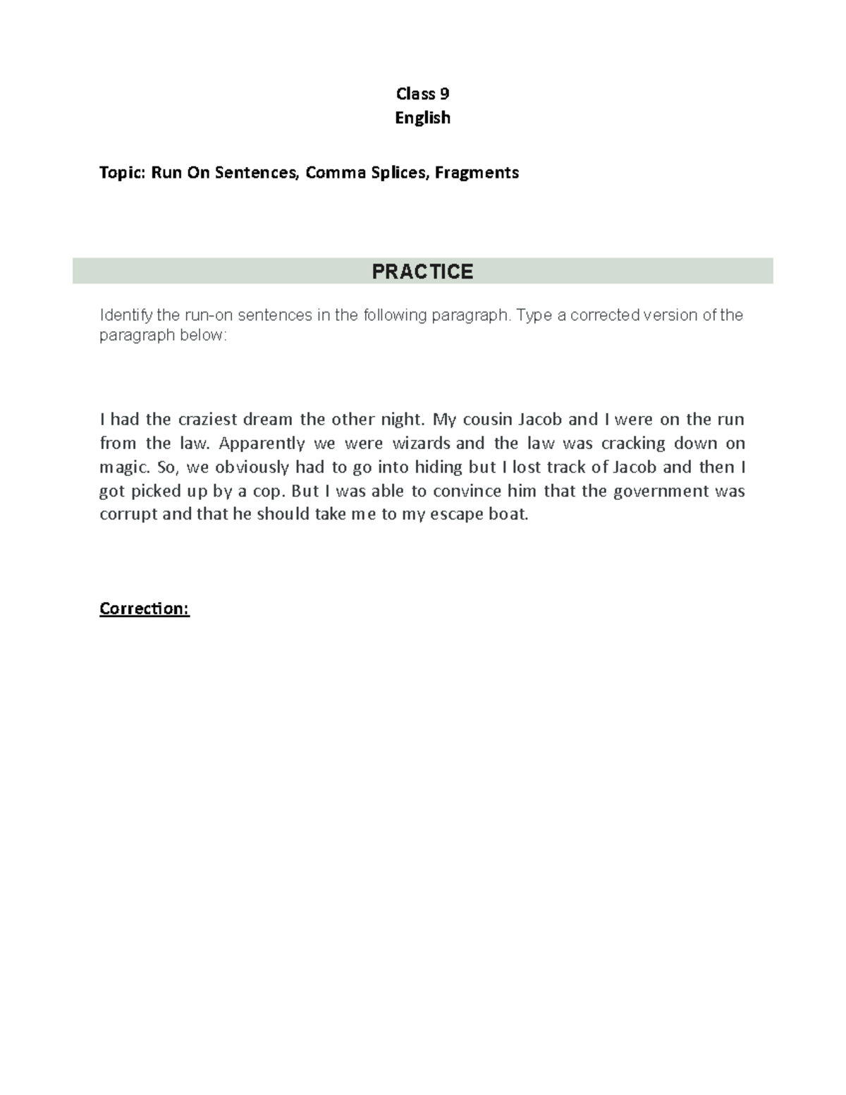 Practice Sheet - The Hobbit is set within Tolkien's fictional universe ...