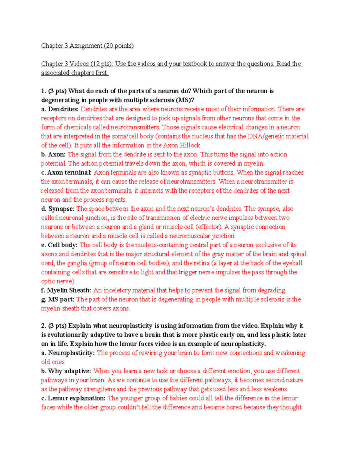 Chapter 3 Assignment - Alivia Patterson - Chapter 3 Assignment (20 ...