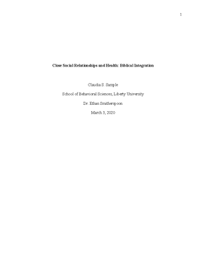 Behavior Modification Project Treatment Phase Report Example ...