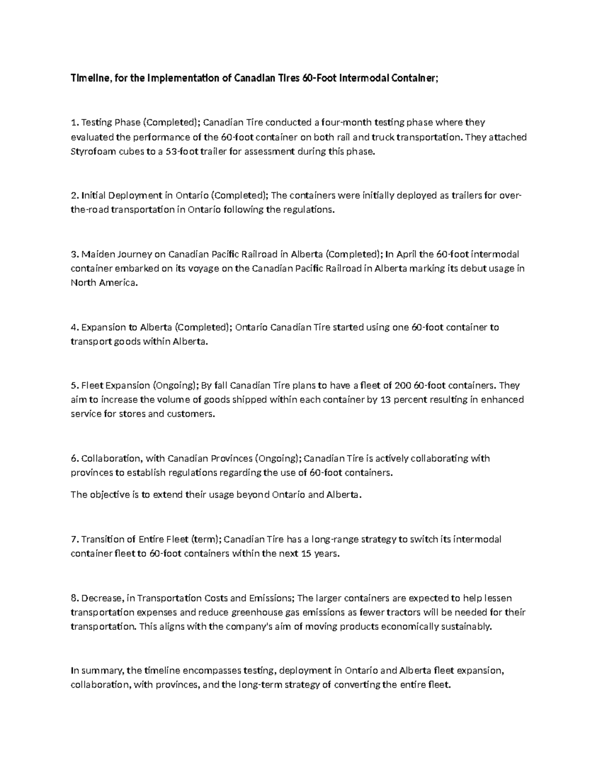 Timeline - They attached Styrofoam cubes to a 53-foot trailer for ...