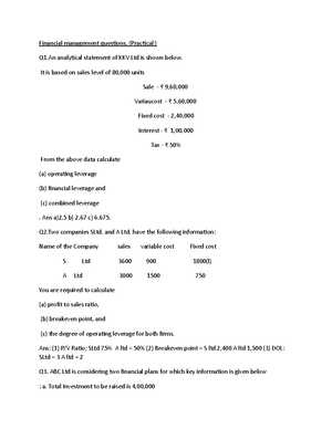 Capital Structure - CAPITAL STRUCTURE The sum total of these long term ...