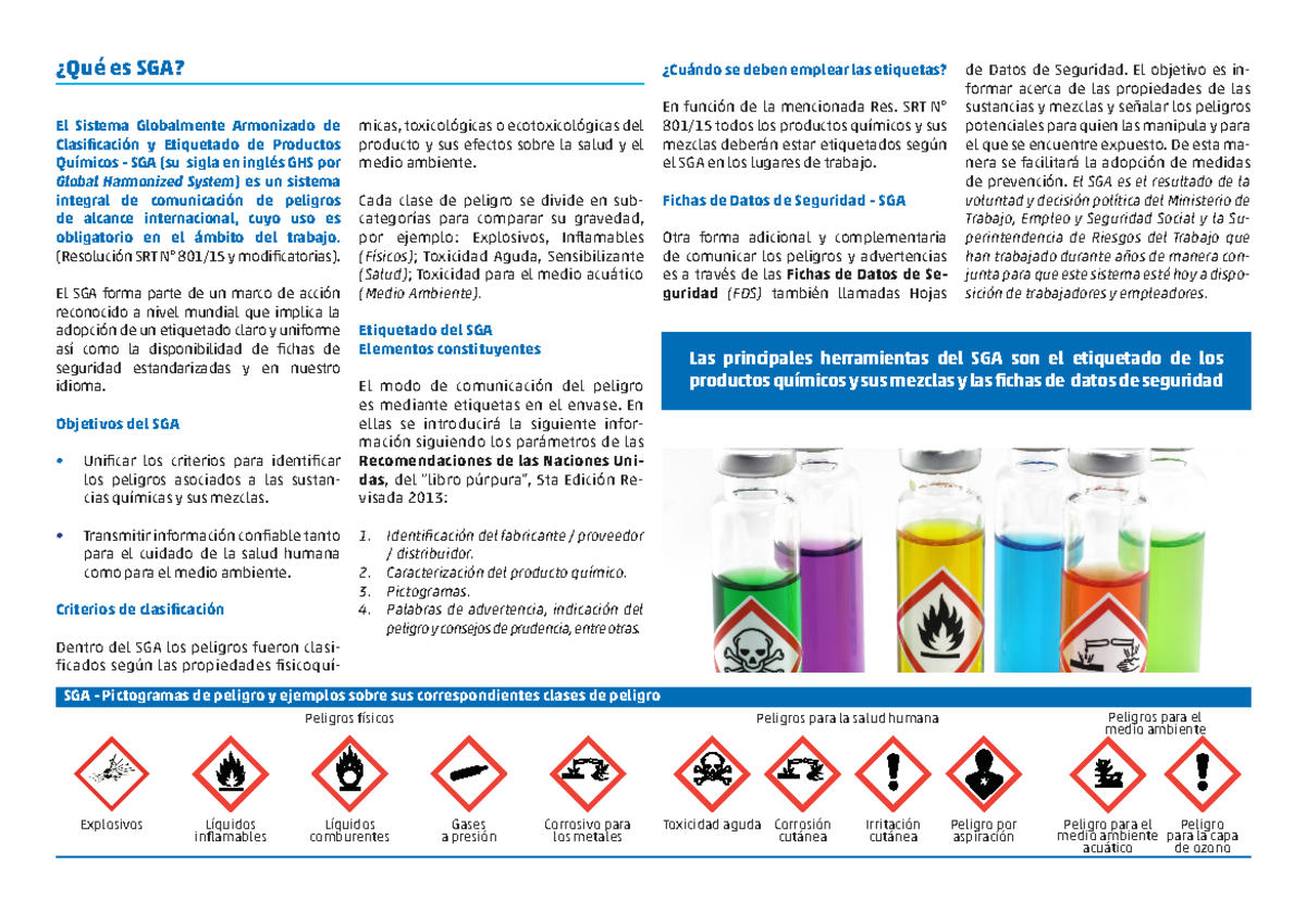 Dipticosga - ¿Qué es SGA? El Sistema Globalmente Armonizado de ...