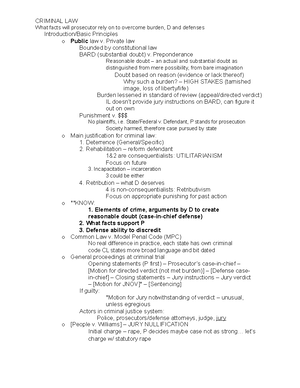Introduction To Criminal Law - CRIMINAL LAW OUTLINE A. NATURE, SOURCES ...