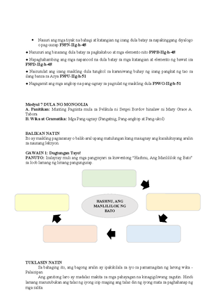 1st DLL-WEEK-2 - Lesson Plan - GRADE S 1 TO 12 DAILY LESSO N LOG (Pang ...