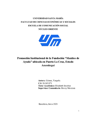 Ficha SC Andrade a - REPÚBLICA BOLIVARIANA DE VENEZUELA “UNIVERSIDAD ...