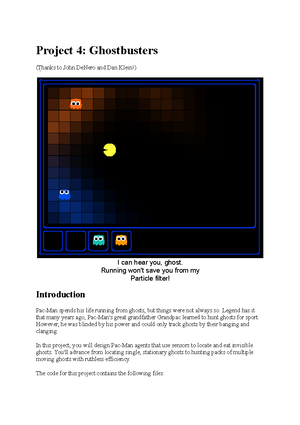 CSE511A 2016-2017 Project 2 - Project 2 Multi-Agent Pacman - Project 2: Multi-Agent Pacman ...