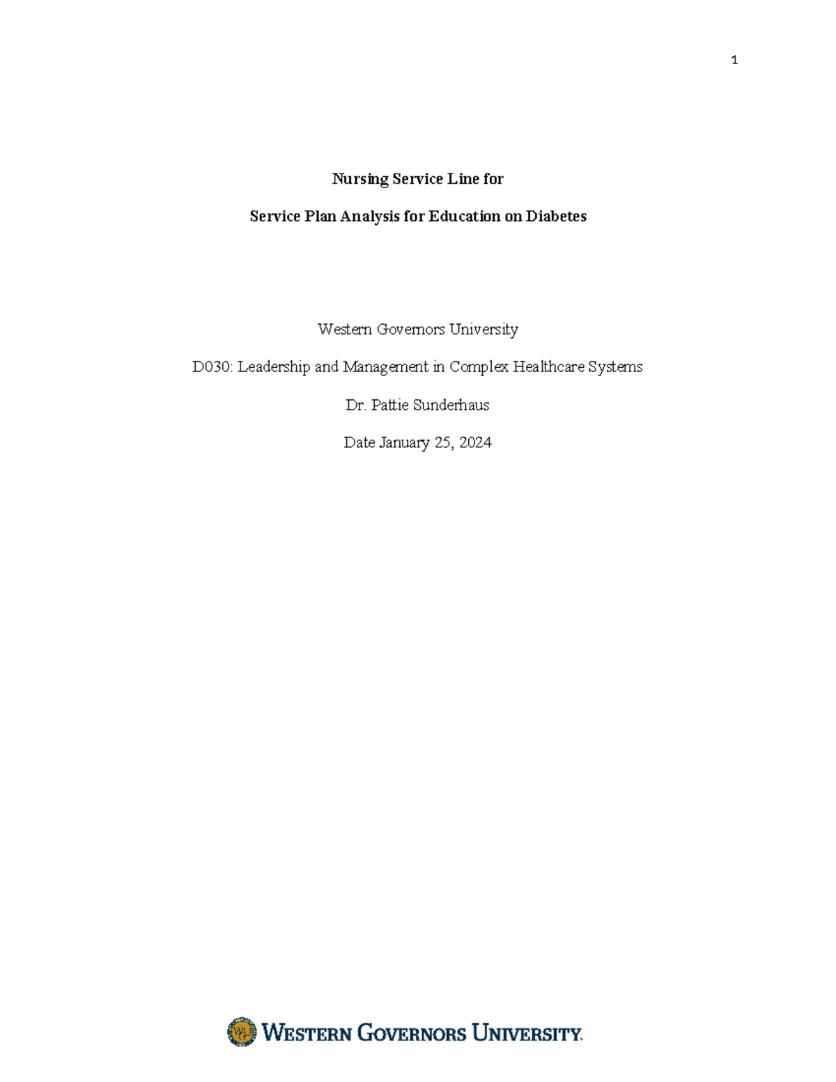 Nursing Service Line Template-2 - Nursing Service Line for Service Plan ...