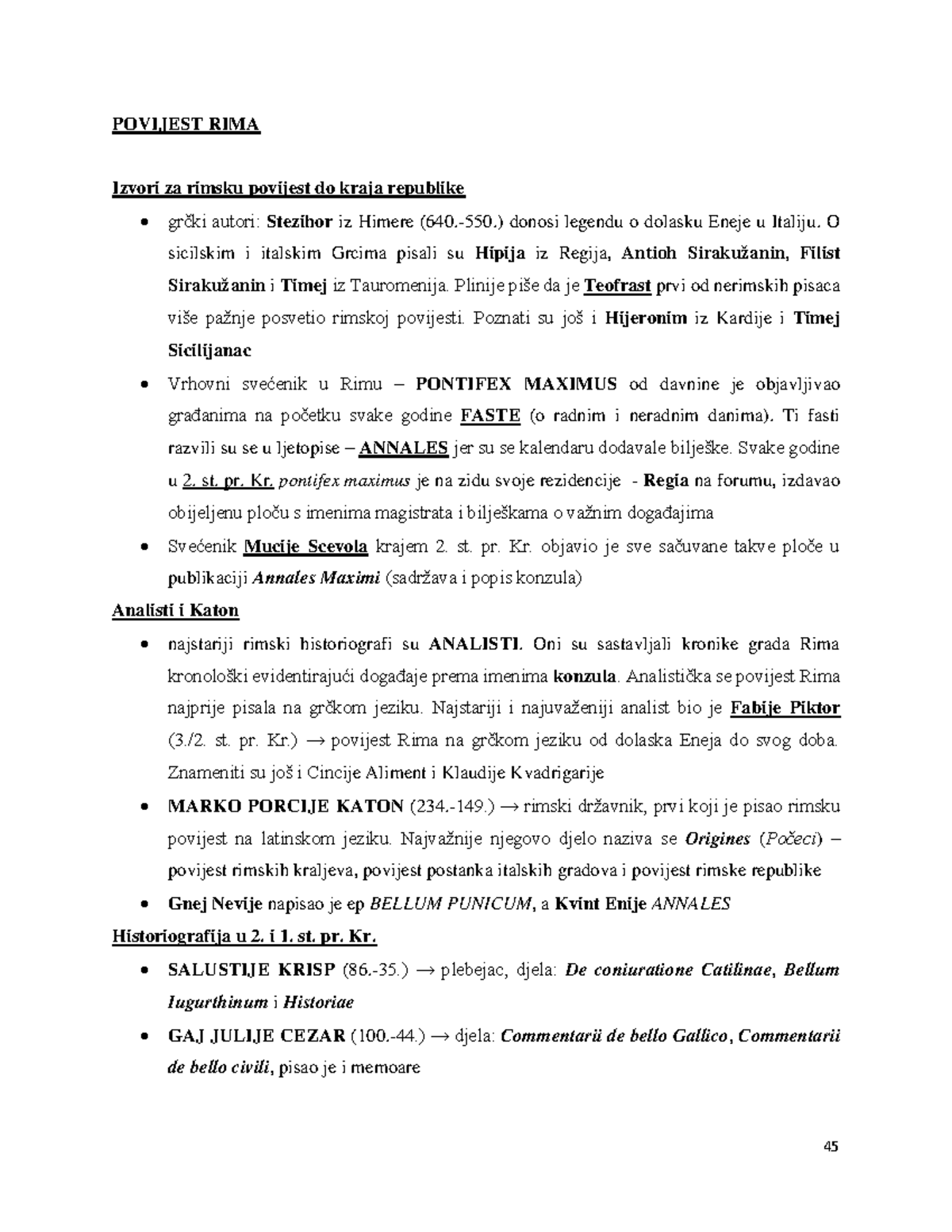 Grci-i-Rimljani sve-45-131 - POVIJEST RIMA Izvori za rimsku povijest do ...