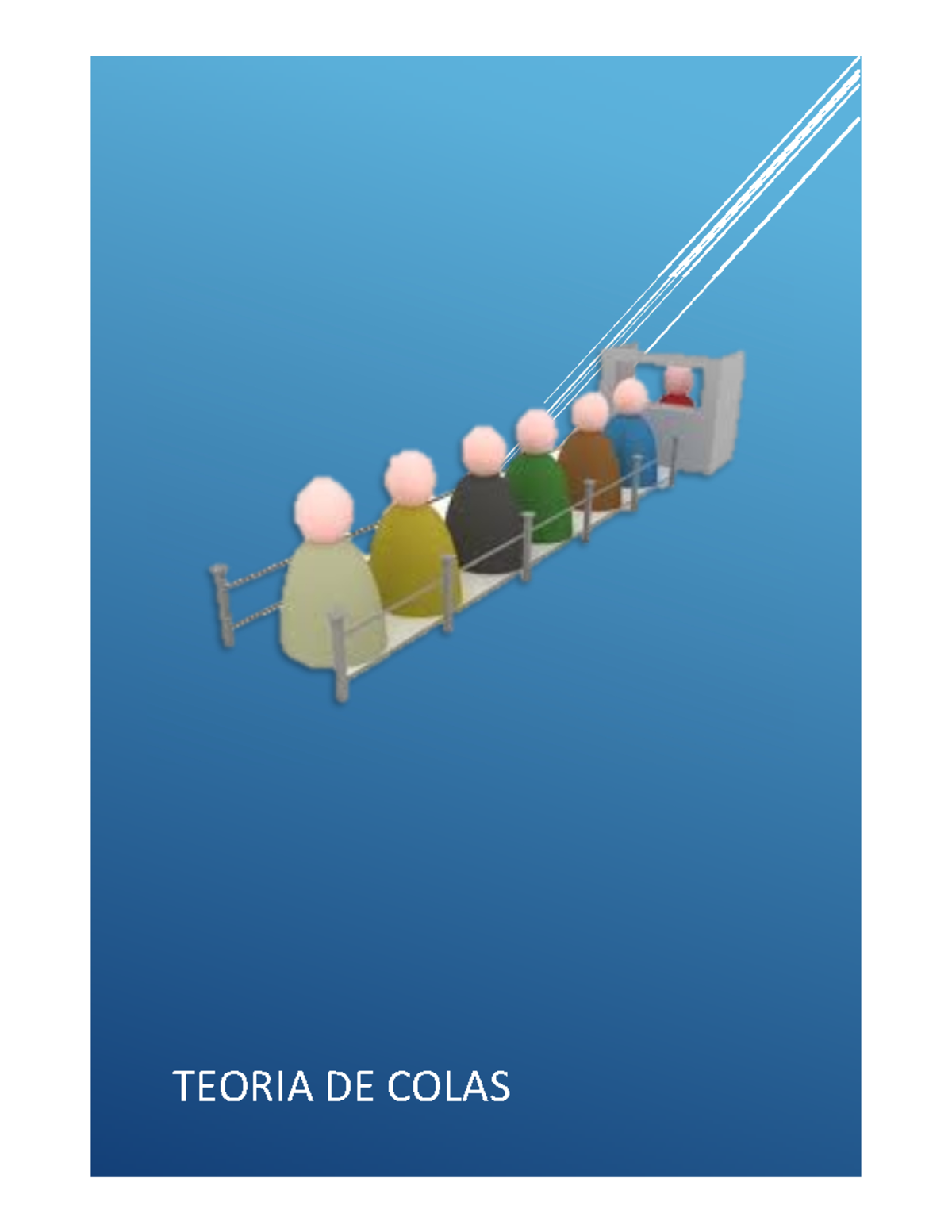 Teoria de colas - TEORIA DE COLAS Teoría de colas o líneas de espera ...